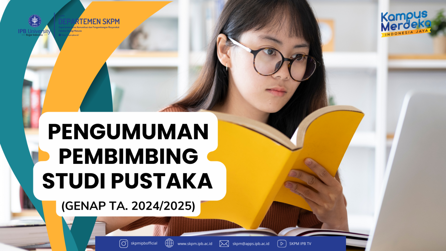 PENGUMUMAN DOSEN PEMBIMBING STUDI PUSTAKA (KPM1403) – SEMESTER GENAP TA ...